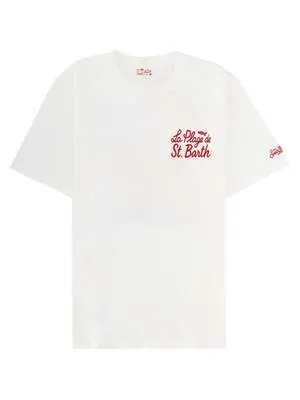 MC2 SAINT BARTH Classic Cotton T-shirt For - White