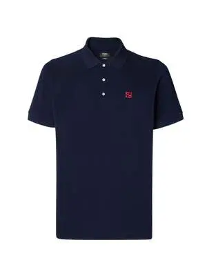 Fendi Modern Essential T-shirt For P26 Season - Navy