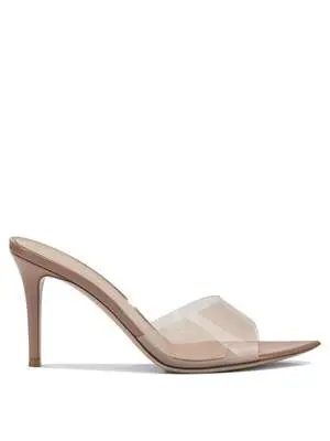 GIANVITO ROSSI 85 Mm Stiletto Pointed Toe Sandals - Beige