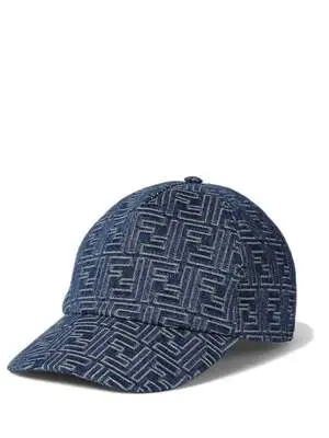 Fendi Baseball Cap With Jacquard Monogram