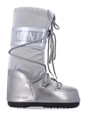 Moon Boot MOON BOOT Icon Glance Tall Boots Silver