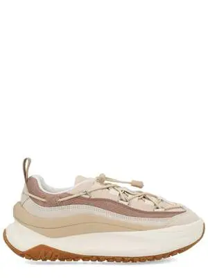 Moon Boot Shearling And Suede Classic Boot - Beige
