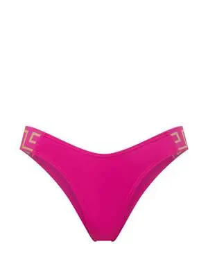 Versace Sophisticated Greek Trim Mini Skirt - Fuchsia