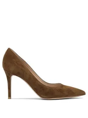 GIANVITO ROSSI Suede Pumps - Brown