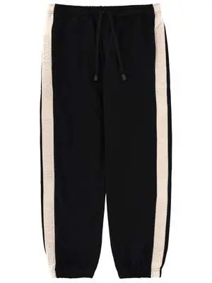 Versace Logo Detail Jogging Trousers - Black