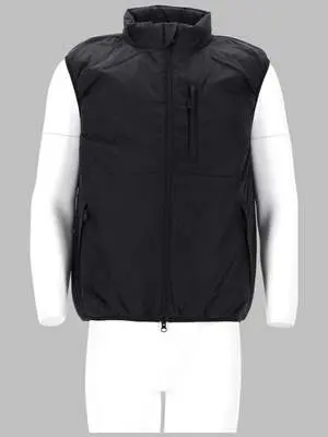 Aspesi Sleeveless Zip-up Vest - Black