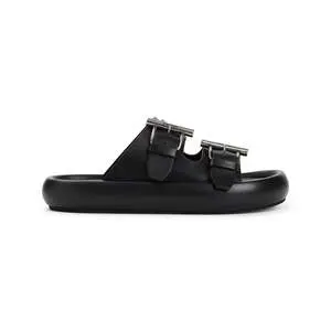 Alexander McQueen Handbrid Sliof Sandals