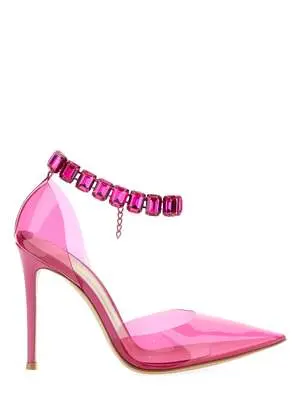 GIANVITO ROSSI GIANVITO ROSSI Embellished Stiletto Sandals Fuchsia