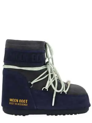 MOON BOOT PER GUEST IN RESIDENCE Moon Boot X Guest In Residence Suede Lace-up Boots - Blue