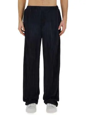 FAMILY FIRST Relaxed Fit Pleated Pants - Blue