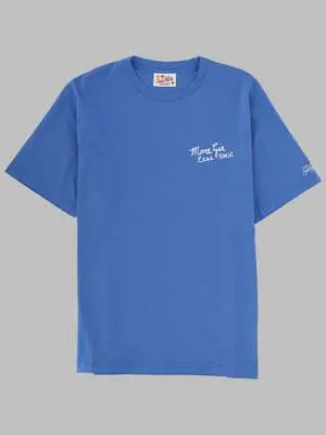 MC2 SAINT BARTH Classic Cotton T-shirt For - Blue