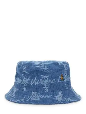 VIVIENNE WESTWOOD Printed Cotton Bucket Hat