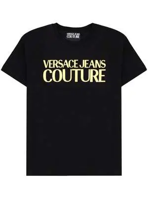 Versace Cotton Graphic T-shirt - Black