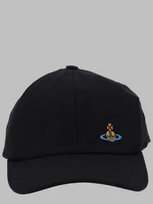 VIVIENNE WESTWOOD Classic Cotton Cap - Black