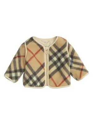 Burberry Plaid Fleece Jacket - Multicolour