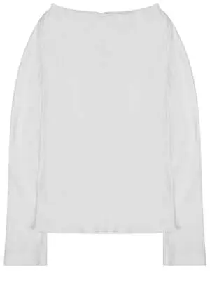Alberta Ferretti Silk Blouse For Ss25 - White
