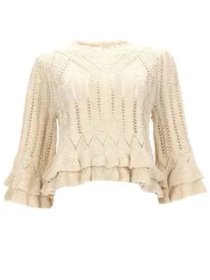 MARANT ETOILE MARANT ÉTOILE Norma Knit Sweater With Ruffles