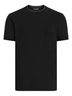 Dolce & Gabbana Classic Short Sleeve T-shirt For - Black