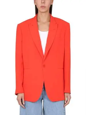 Aspesi Single-breasted Blazer - Orange