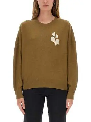 MARANT ETOILE Isabel Maisan T-shirt With Logo Detail