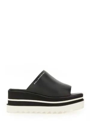 Stella McCartney Platform Sole Slip-on Sandals - Black