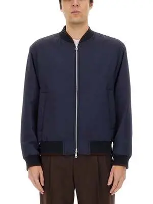 Dries Van Noten Reversible Bomber Jacket - Blue