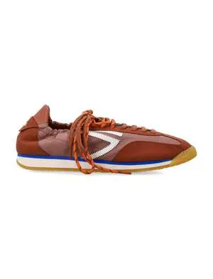 PURAAI Eco-friendly Lace-up Sneakers - Brown