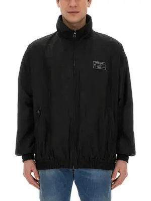 Dolce & Gabbana Zip-up Hooded Jacket - Black