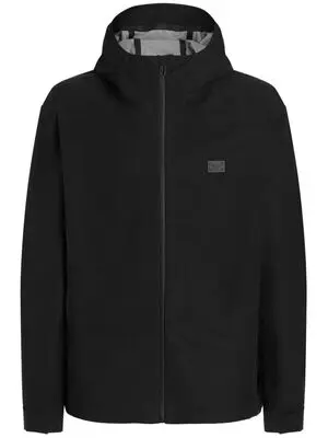 Dolce & Gabbana Hooded Zip-up Jacket - Black