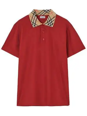 Burberry Knit With Check Detail Size - Rosso