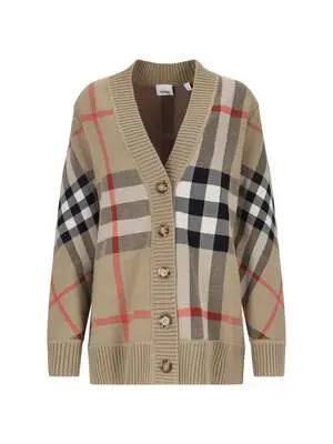 Burberry Wool Blend Turtleneck Sweater - Beige
