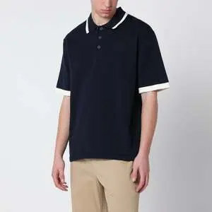Maison Kitsuné Cotton Knit Comfort Polo For - Classynavy