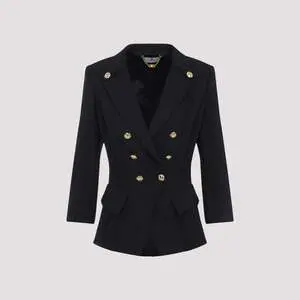 Elisabetta Franchi Chic Tailored Jacket - Black
