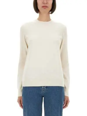 Burberry Cashmere Regular Fit Sweater - Ivory