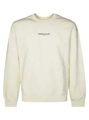 Maison Kitsuné Crewneck Logo Sweatshirt - Bianco