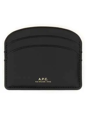 A.p.c. Mini Card Holder With Four Compartments - Black