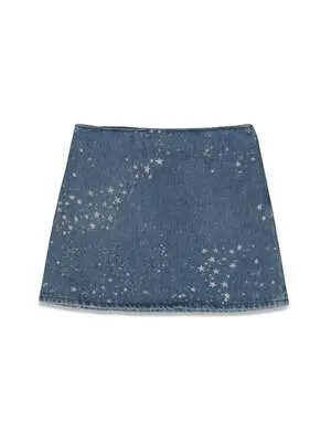 Versace Glitter Skirt - Denim