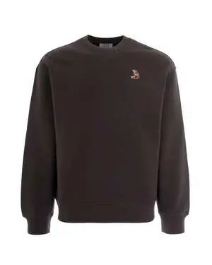 Maison Kitsuné Maison Kitsune Mini Ribbed Organic Cotton Sweater Beluga