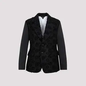 Comme Des Garçons Tailored Wool Blend Blazer