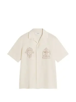 Maison Kitsuné Resort Monuments Shirt For - Clay