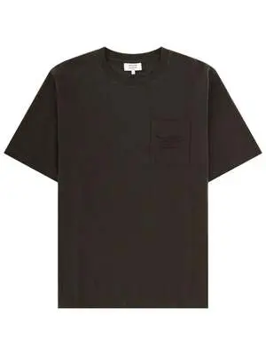 Maison Kitsuné Organic Cotton T-shirt Poetic Vibes For - Brown