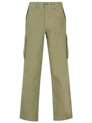 Burberry Cotton Cargo Trousers - Green