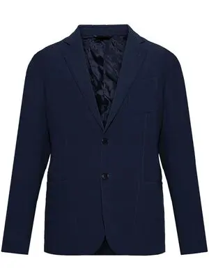 Giorgio Armani Front Button Fastening Jacket With Three Front Patch Pockets