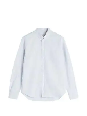 Maison Kitsuné Fox Stripe Regular Shirt - Bluewhite