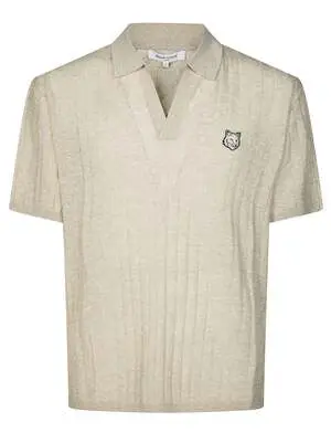 Maison Kitsuné Cotton Mini Polo Shirt For - Rosa