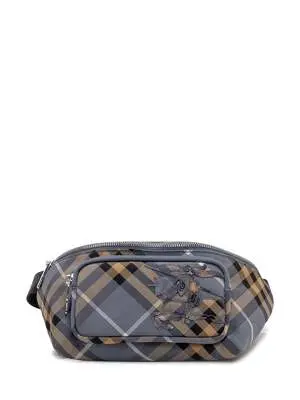 Burberry Belt Bag Handbag With Front Pocket - Wave Blue
