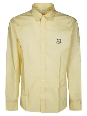 Maison Kitsuné Regular Fit Fox Shirt - Bianco