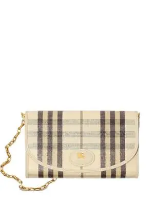 Burberry Mini Foldover Chain Strap Bag - Beige