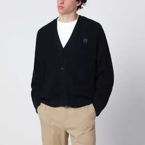 Maison Kitsuné Cotton Ribbed Cardigan - Classynavy