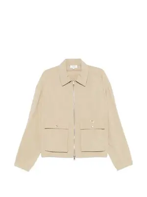 Maison Kitsuné Zip-front Utility Jacket - Tealeaf